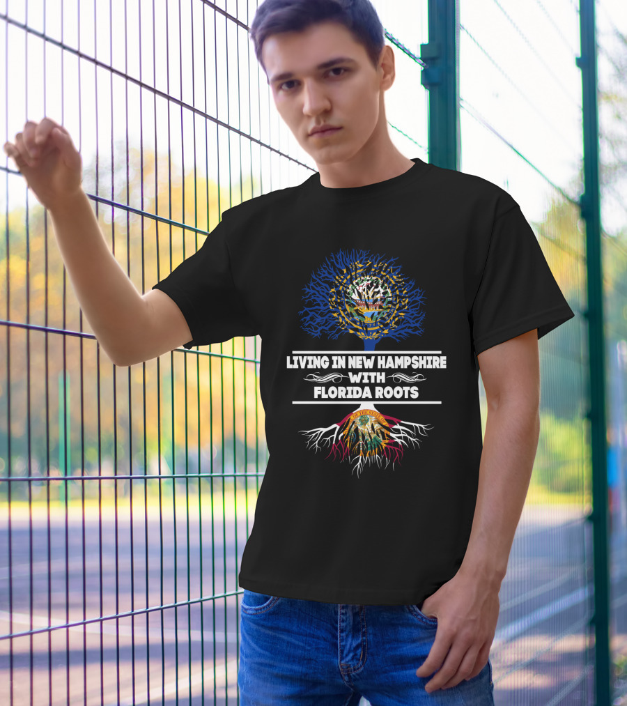 New Hampshire Life Embracing Florida Heritage Tree T-Shirt