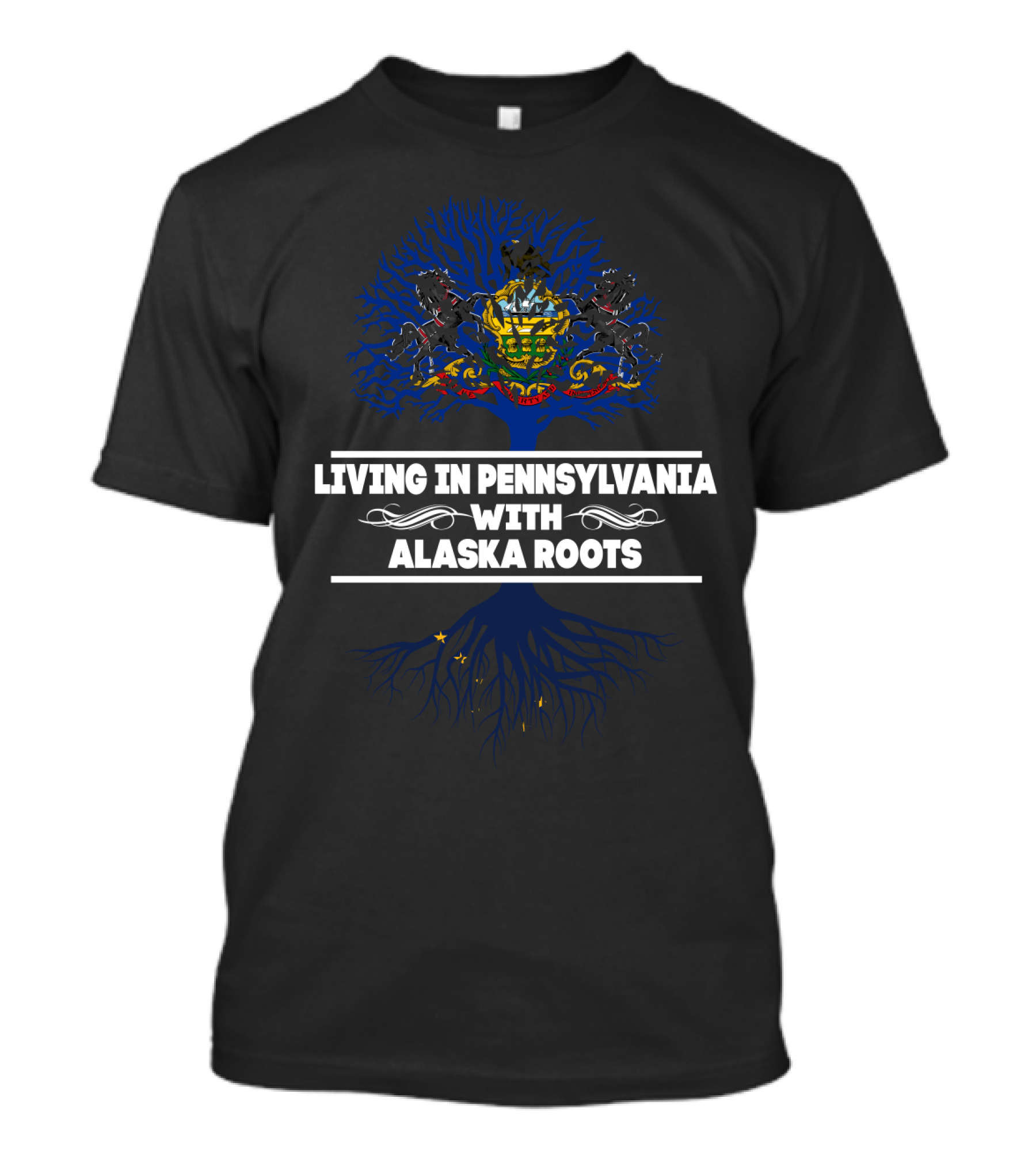 Pennsylvania Heritage Alaska Roots Proud State Blend T-Shirt