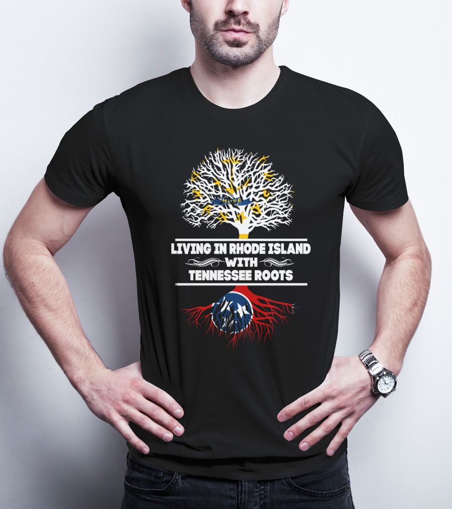 Rhode Island Life Tennessee Tree Roots T-Shirt
