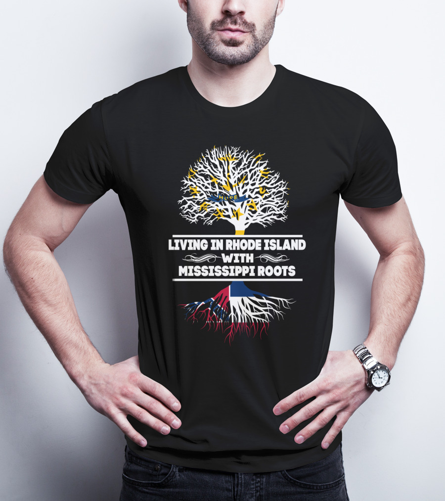 Rhode Island Life Mississippi Heritage Tree T-Shirt