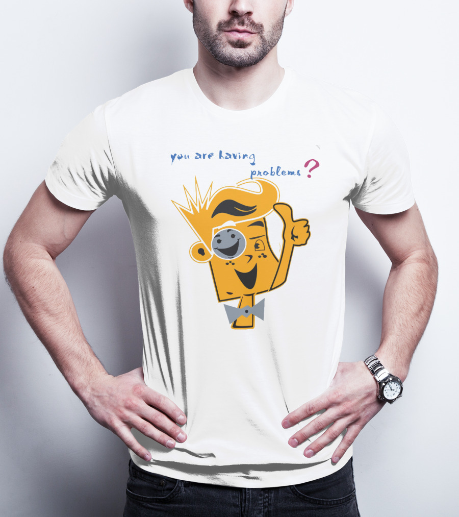 You Are Having Problems Cartoon Character Thumbs Up SpreadFUNnel Vision We Slay All Day T-Shirt