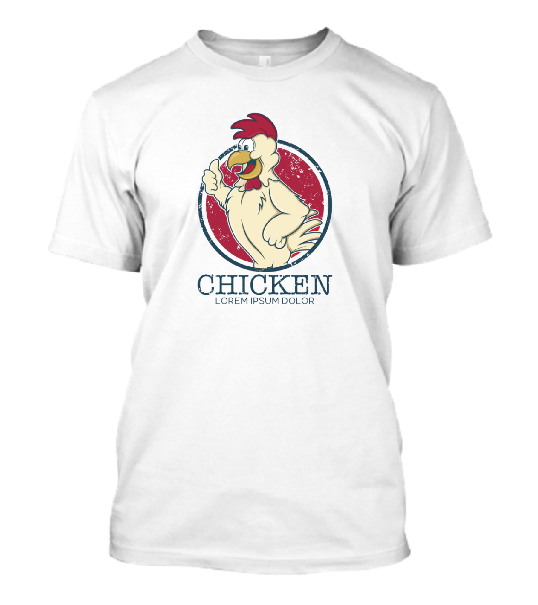 Chicken Winner Dinner Thumbs Up T-Shirt