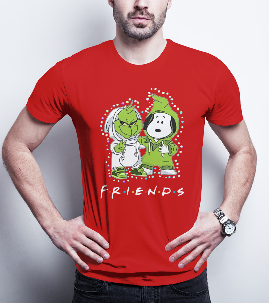 Baby Snoopy And Grinch Friends TV Show Hoodie Characters T-Shirt