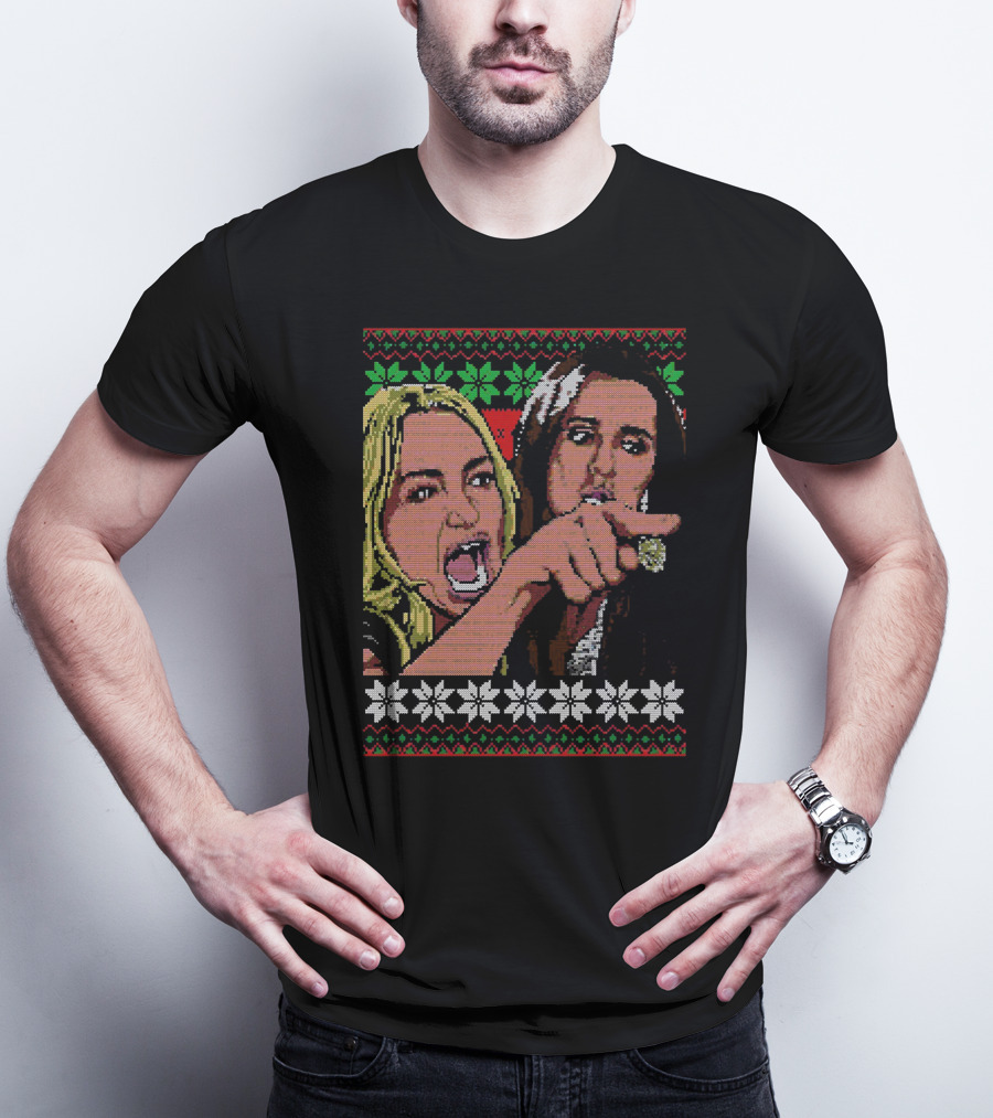 Taylor Armstrong Woman Yelling Meme Ugly Christmas T-Shirt