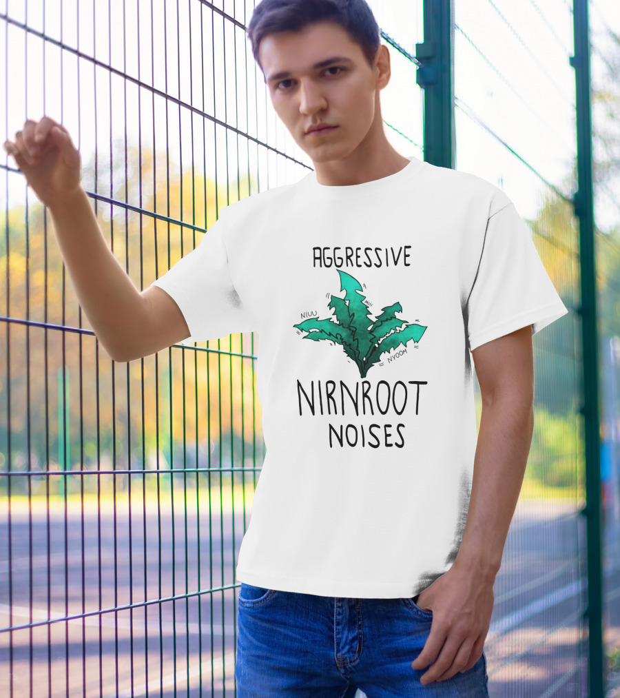 Aggressive Nirnroot Noises Niuu Nyoom Miii T-Shirt
