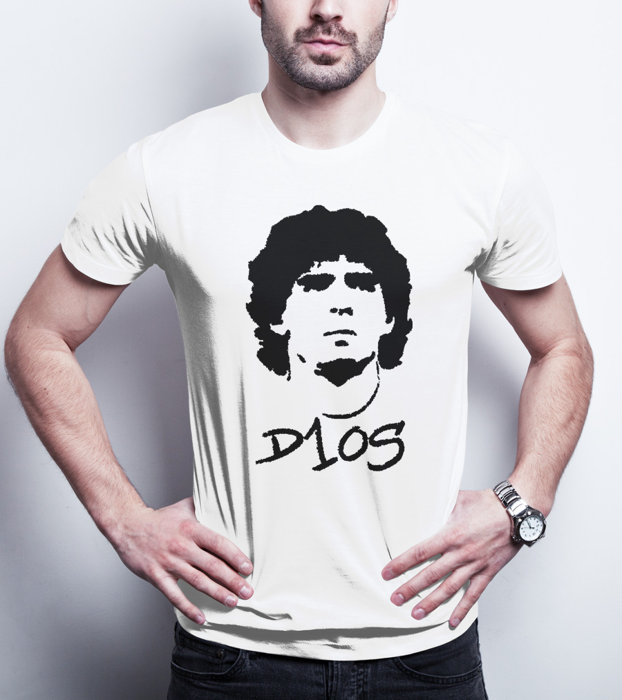 Diego Maradona D1OS Iconic Portrait Legend T-Shirt