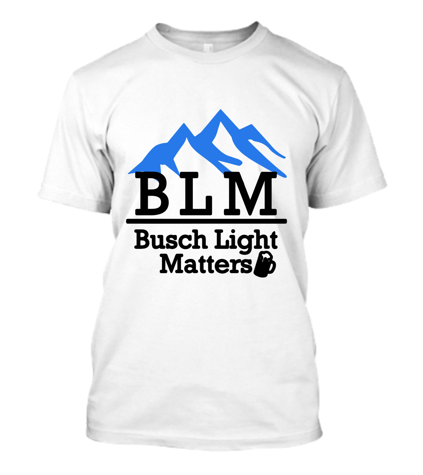 BLM Busch Light Matters Mountain T-Shirt