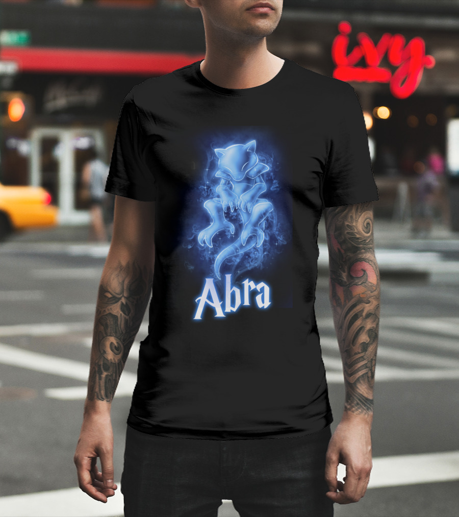 Abra Pokémon Patronus Luminescent Aura T-Shirt