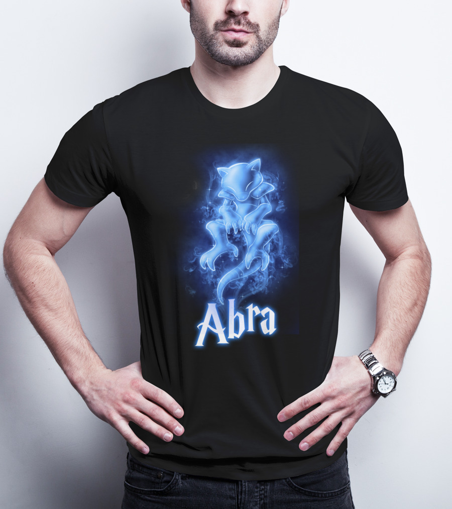 Abra Pokémon Patronus Luminescent Aura T-Shirt