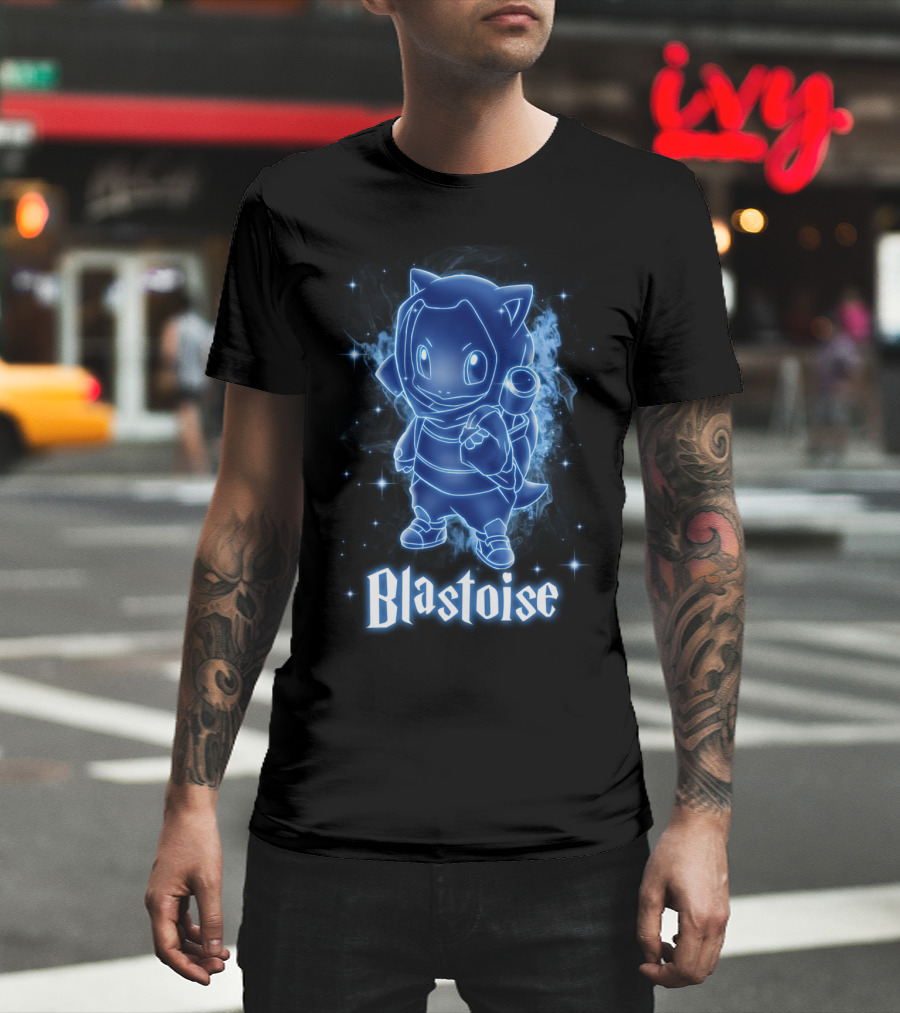 Blastoise Onesie Pokemon Patronus T-Shirt
