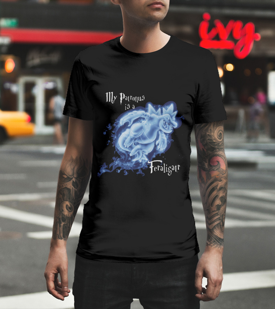My Patronus Is A Feraligatr Pokemon Patronus T-Shirt