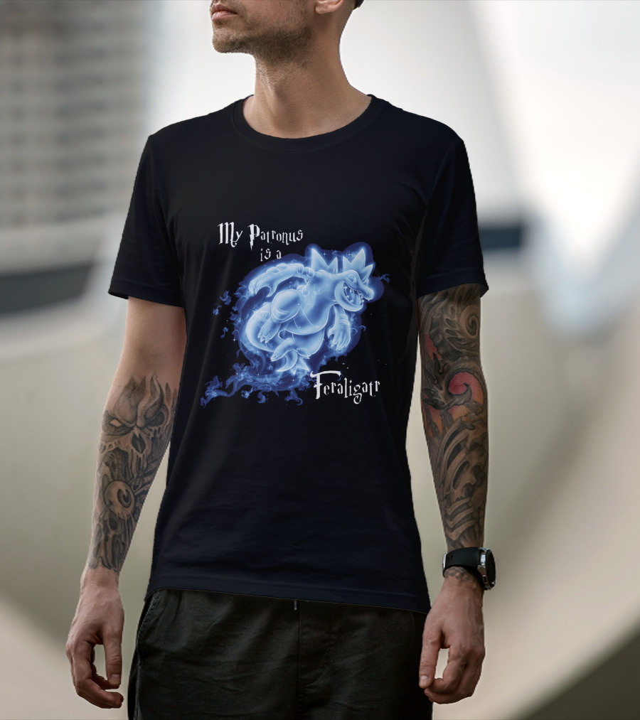 My Patronus Is A Feraligatr Pokemon Patronus T-Shirt