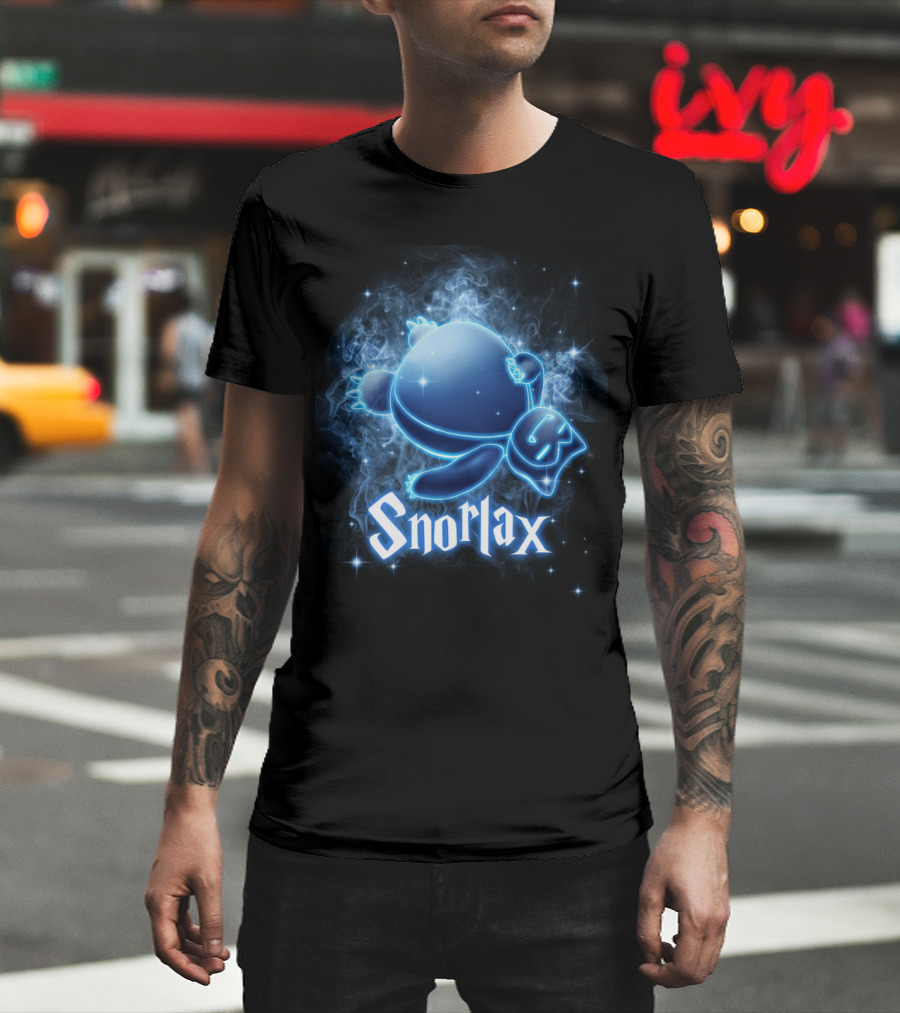 Snorlax Pokemon Patronus Magic T-Shirt