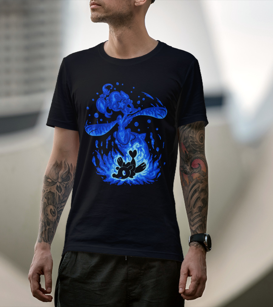 Evolution Pokemon Primarina Alolan Water-Type Transformation T-Shirt