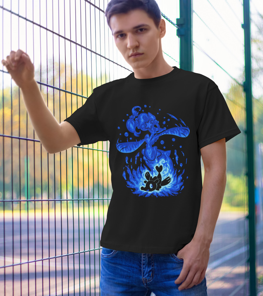 Evolution Pokemon Primarina Alolan Water-Type Transformation T-Shirt