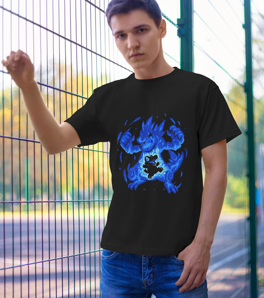 Evolution Pokemon Totodile Feraligatr Transformation T-Shirt
