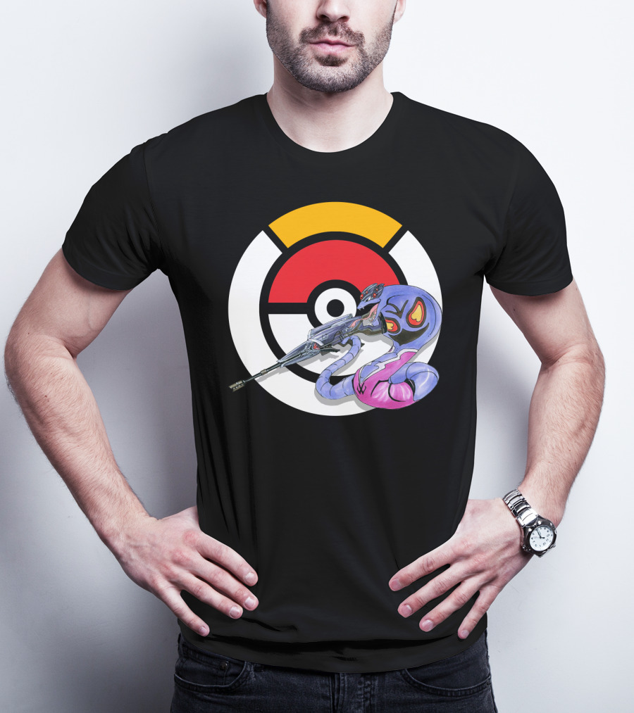 Pokemon X Arbok X Overwatch Widowmaker Mashup T-Shirt