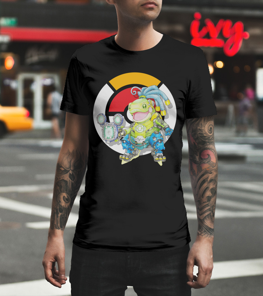 Pokemon X Overwatch Politoed Lucio Mashup T-Shirt