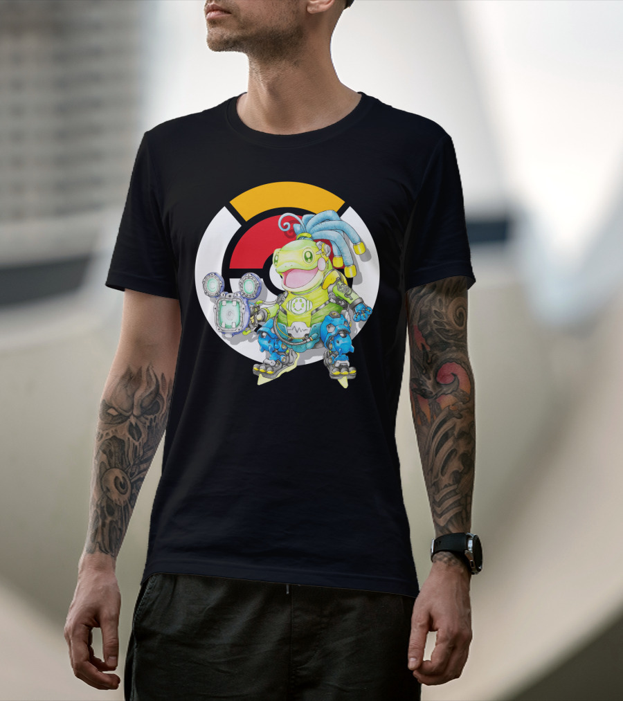 Pokemon X Overwatch Politoed Lucio Mashup T-Shirt