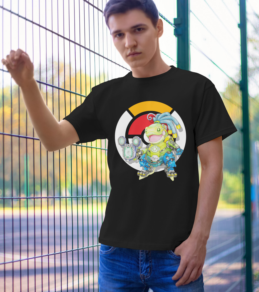 Pokemon X Overwatch Politoed Lucio Mashup T-Shirt