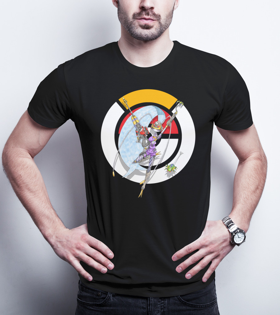 Pokemon X Over Pheromosa X Widowmaker Crossover Fan T-Shirt