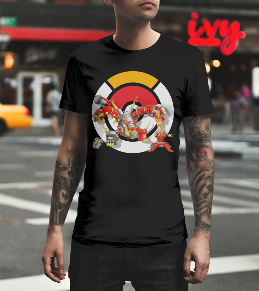 Pokemon X Overwatch Volcanion Torbjorn Mashup T-Shirt