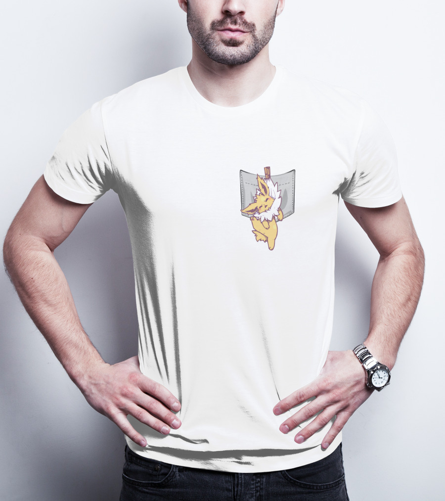 Jolteon Pokemon Pocket Hanging Companion T-Shirt