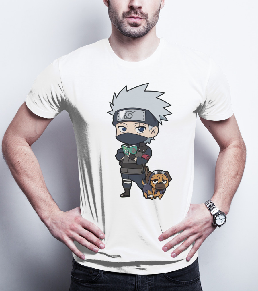 Kakashi Dog Chibi Ninja Fan T-Shirt