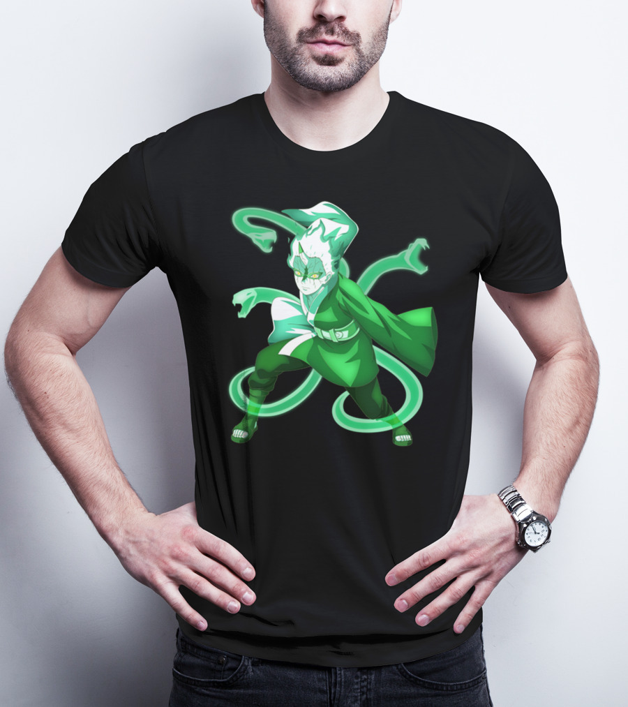 Mitsuki Orochimaru Anakins Striking Green Aura Power Form T-Shirt