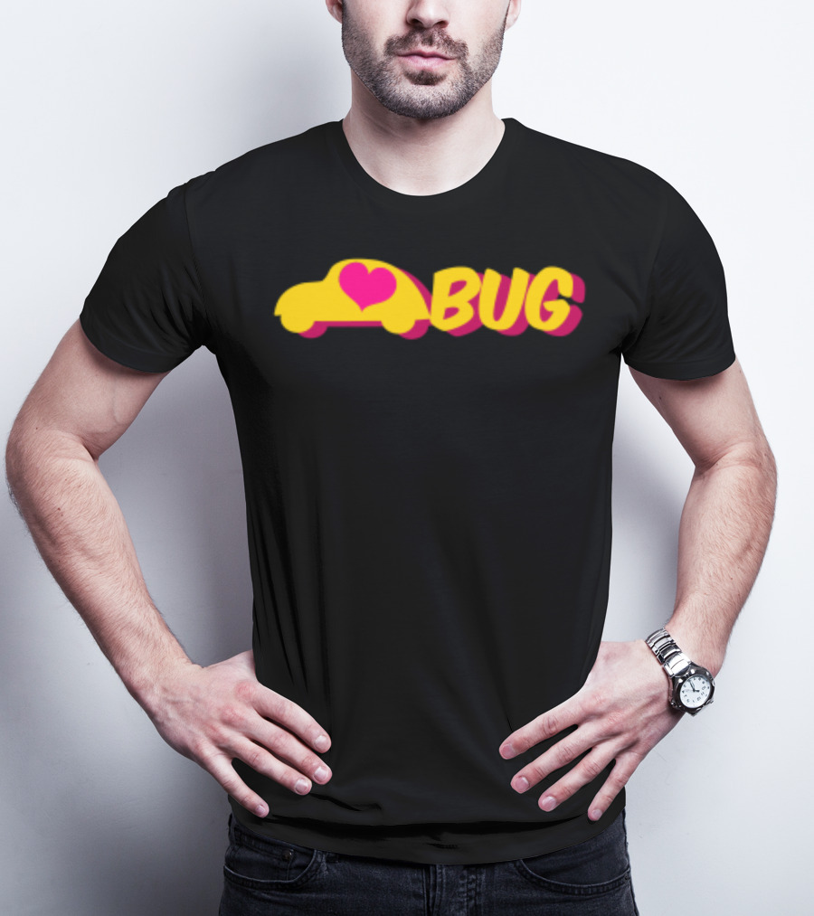Lovve Bug Heart Car Back To School T-Shirt