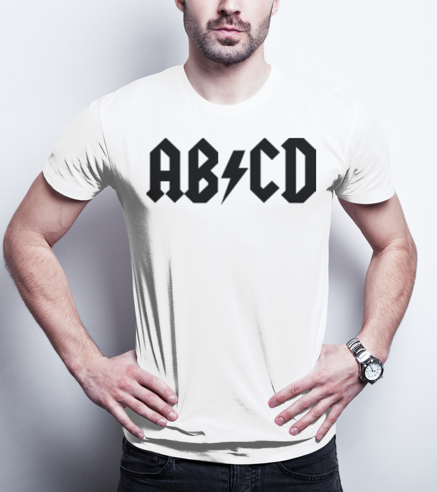 ABCD Lightning Bolt Back To School Alphabet T-Shirt