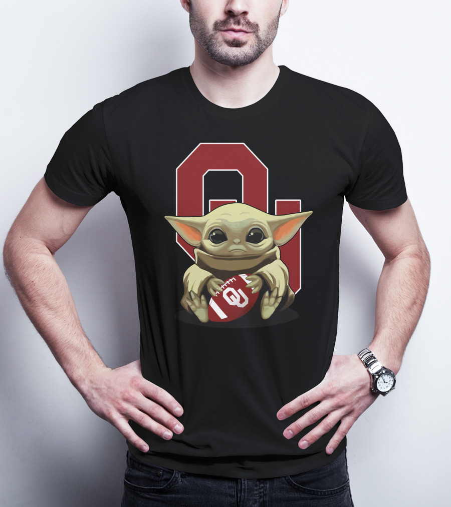 Yoda Baby Sooners Ou Football T-Shirt