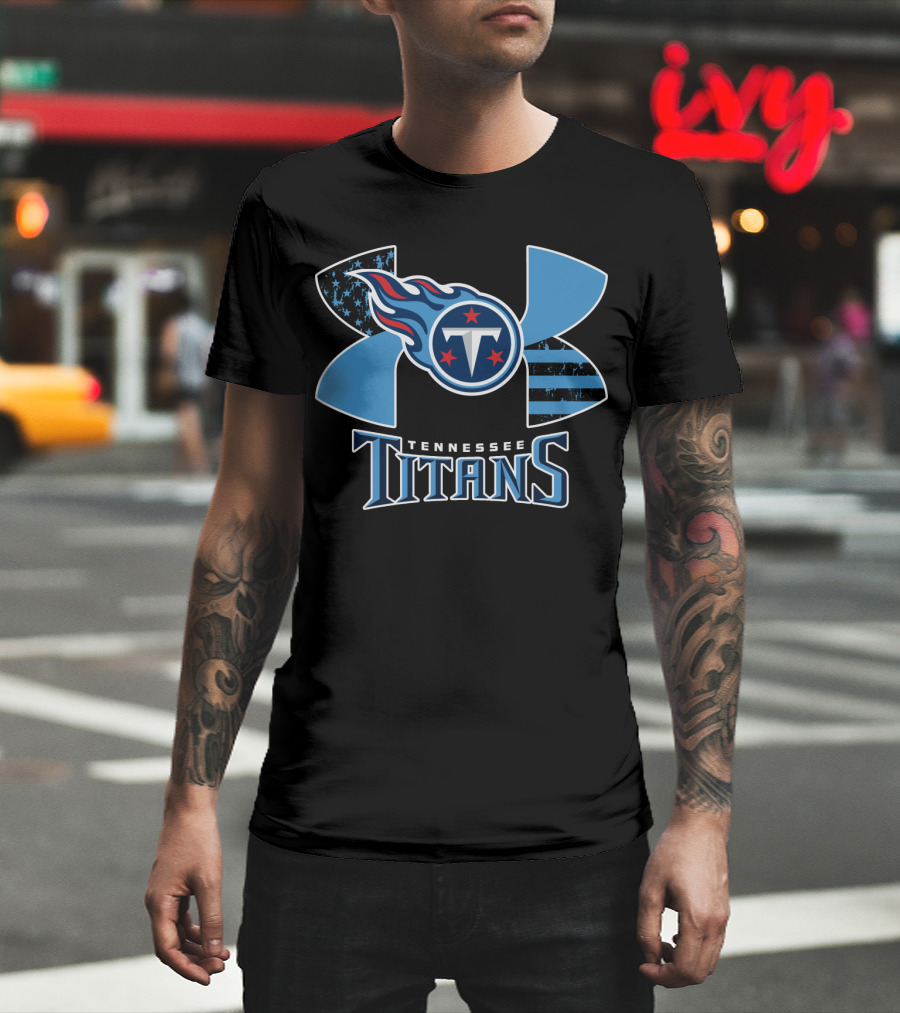 Tennessee Titans Under Armour Logo Fusion T-Shirt