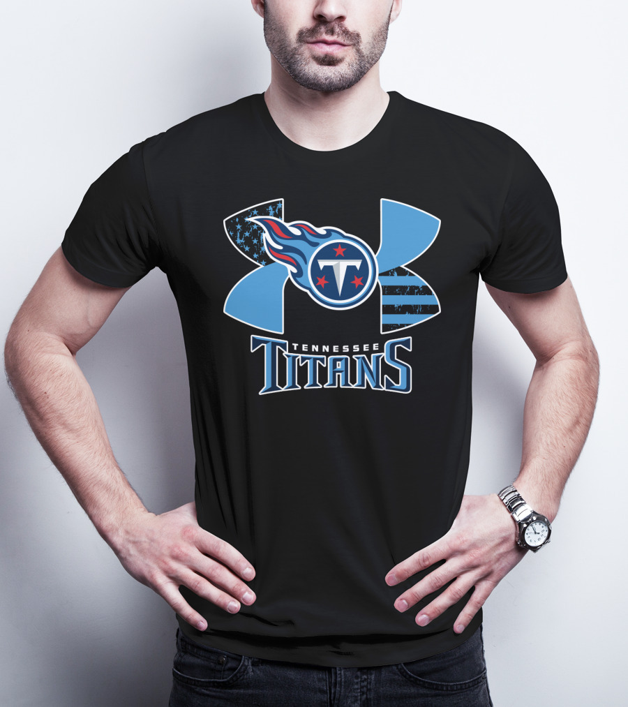 Tennessee Titans Under Armour Logo Fusion T-Shirt