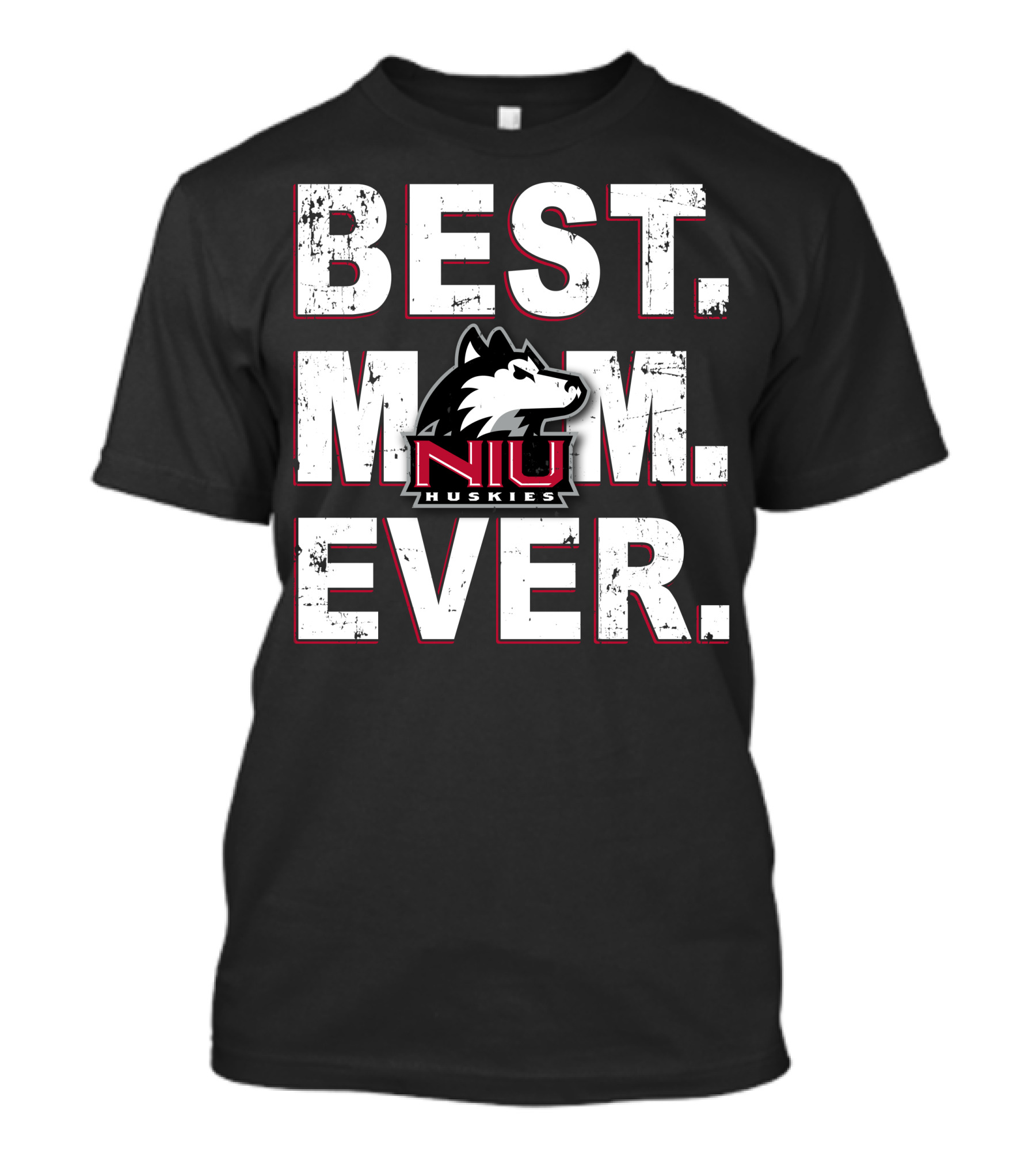 Best Mom Ever Niu Huskies T-Shirt