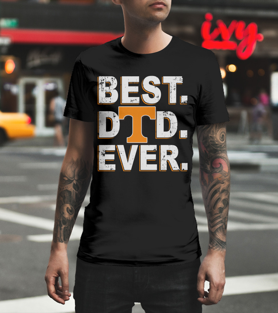 Best Dad Ever 073 Tennessee Volunteers T-Shirt