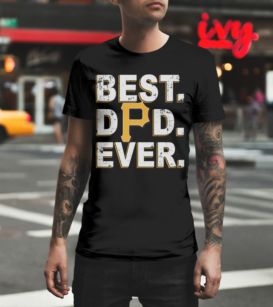 Best Dad Ever Pittsburgh Pirates Inspired T-Shirt