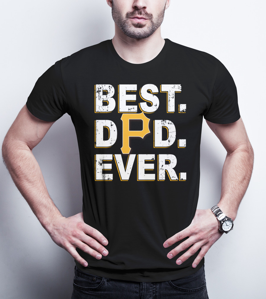 Best Dad Ever Pittsburgh Pirates Inspired T-Shirt