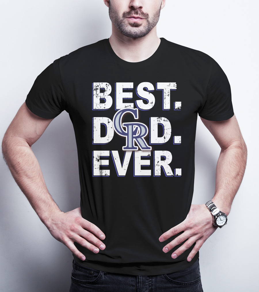 Best Colorado Rockies Dad Ever T-Shirt