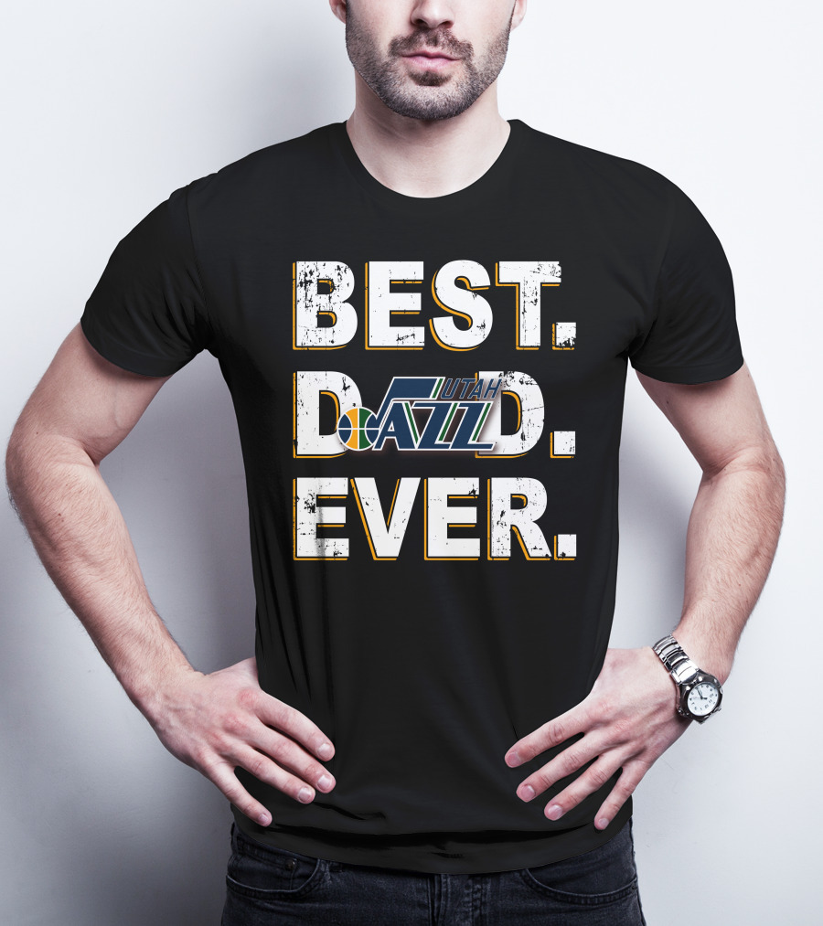 Best Dad Ever Utah Jazz T-Shirt