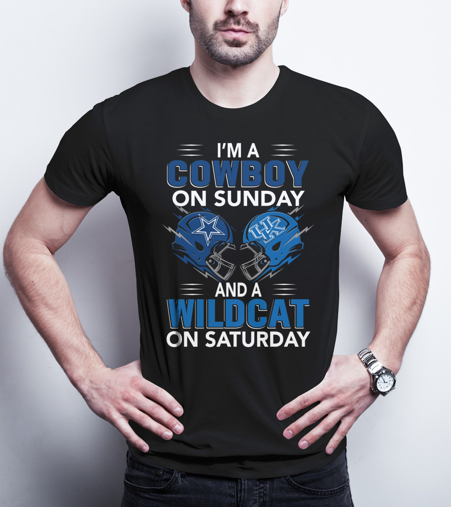 I'm A Cowboy On Sunday And A Wildcat On Saturday T-Shirt