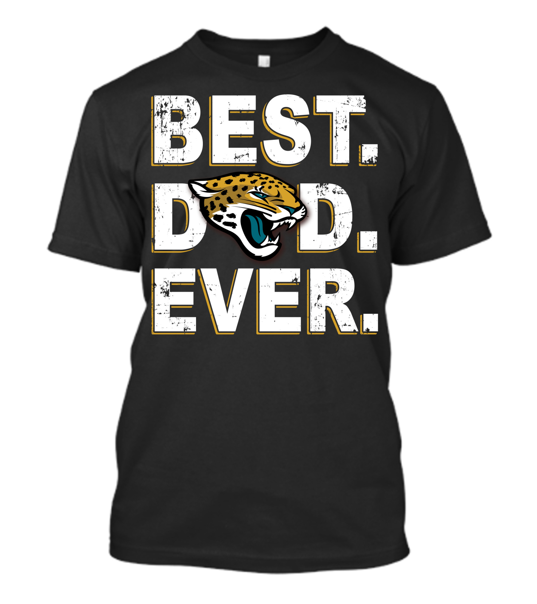 Best Dad Ever Jaguars Fan T-Shirt