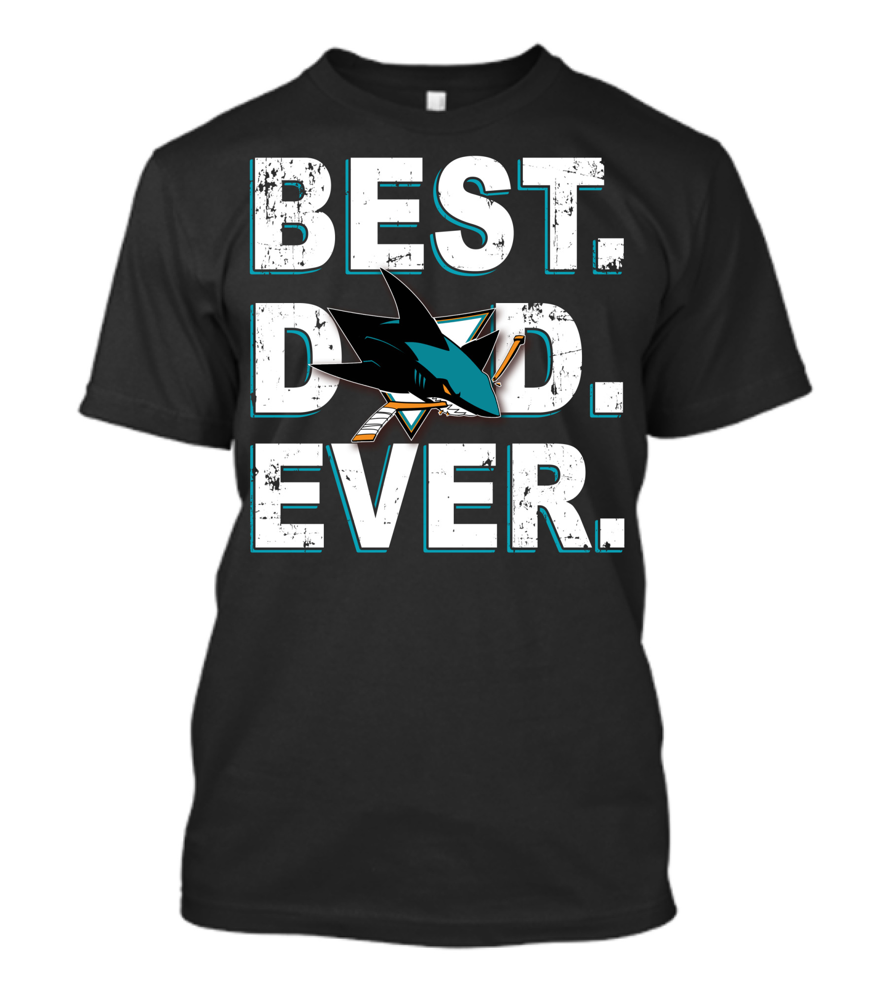 Best Dad Ever San Jose Sharks T-Shirt