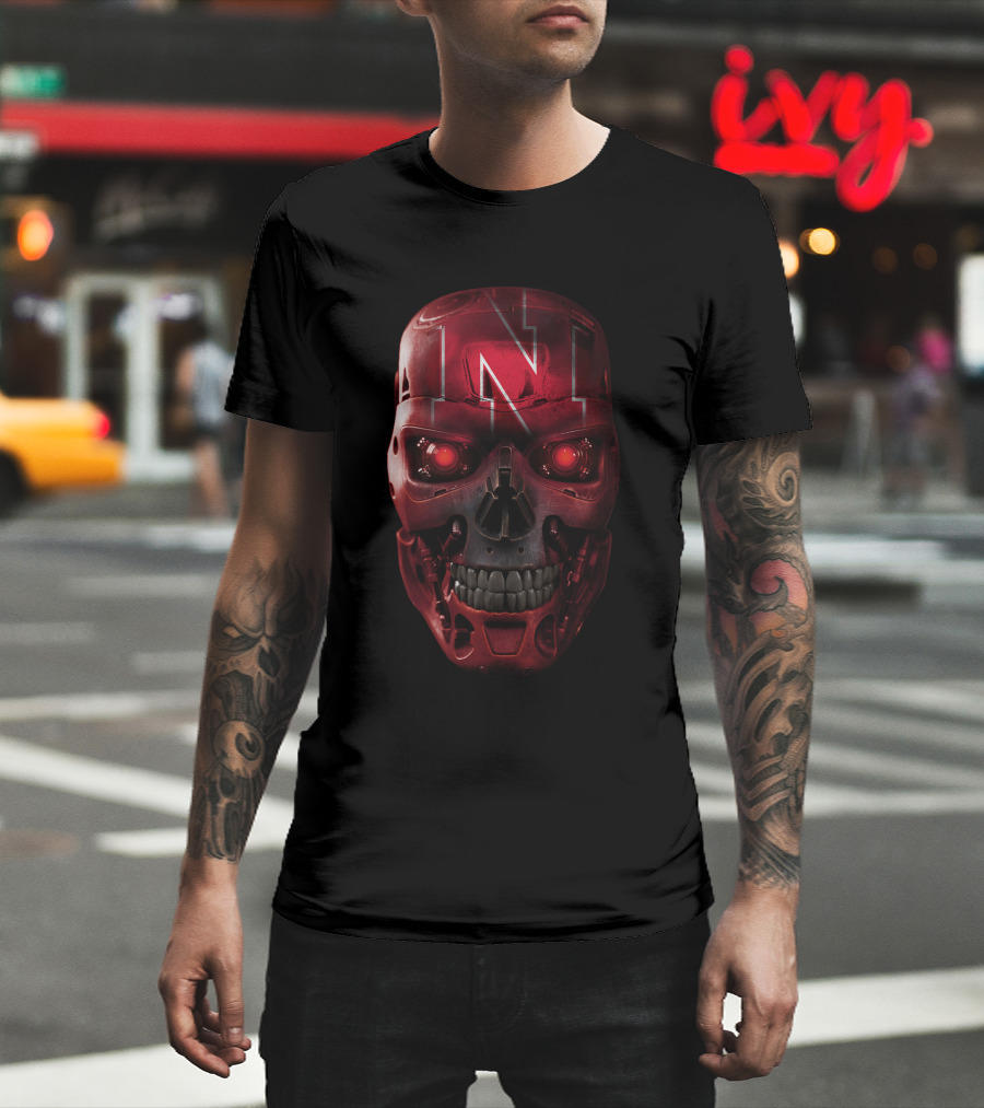 Skull Huskers Red N Terminator Style T-Shirt