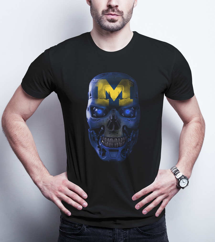 Wolverines Skull M T-Shirt