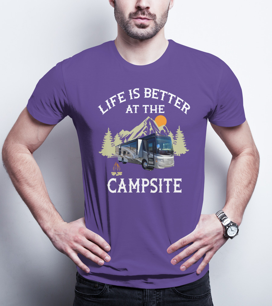 Life Is Better At The Campsite Tiffin Motorhomes ALLEGRO T-Shirt