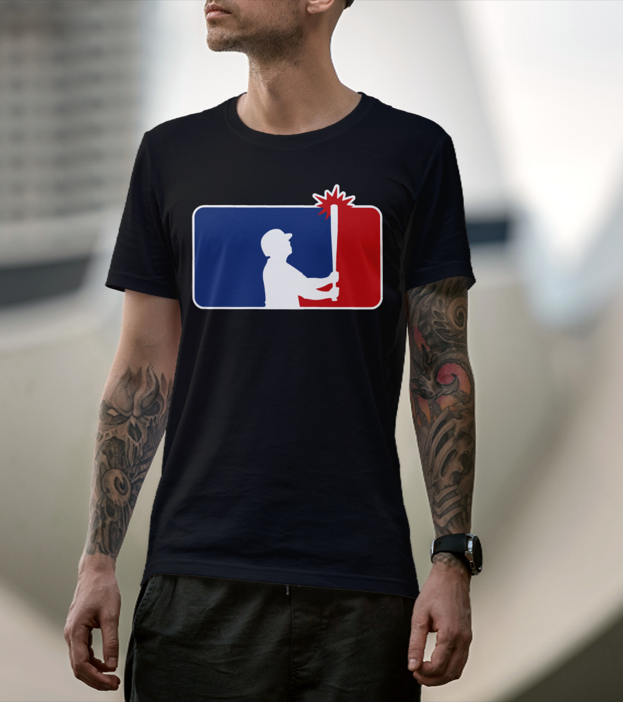 Let Brett Bang MLB Funny Parody Baseball Bat T-Shirt