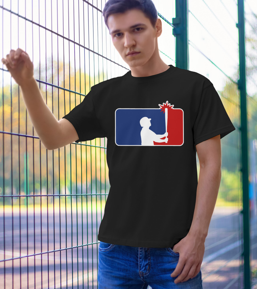 Let Brett Bang MLB Funny Parody Baseball Bat T-Shirt