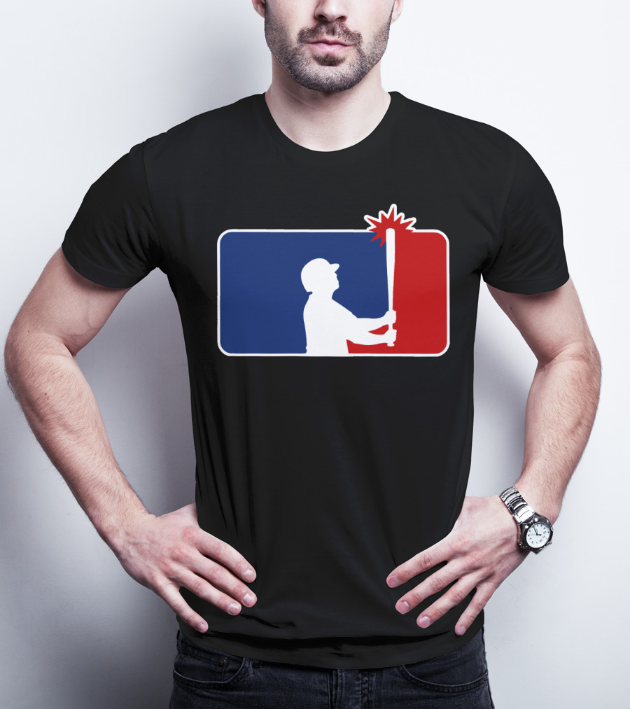 Let Brett Bang MLB Funny Parody Baseball Bat T-Shirt