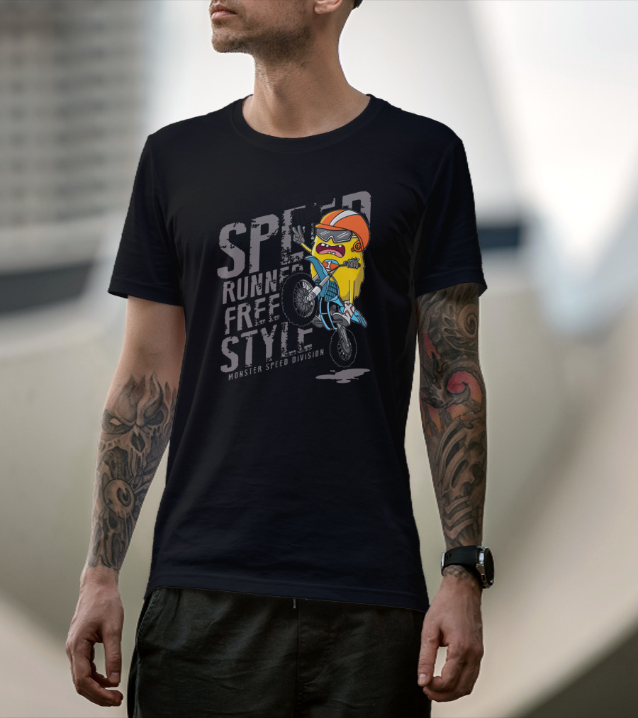 Speed Runner Freestyle Monster Speed Division Yeah T-Shirt